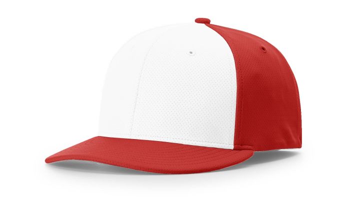 Richardson PTS50 White/Red Alt Baseball Hat | Flex-Fit, Moisture ...