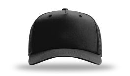 Black Richardson 112FPC Five Panel Champ Trucker Hat